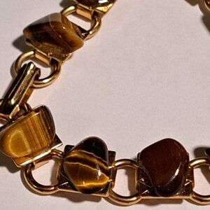 Jewelry | Brown And Caramel Color Like Stones On A Metal Gold Tone ...